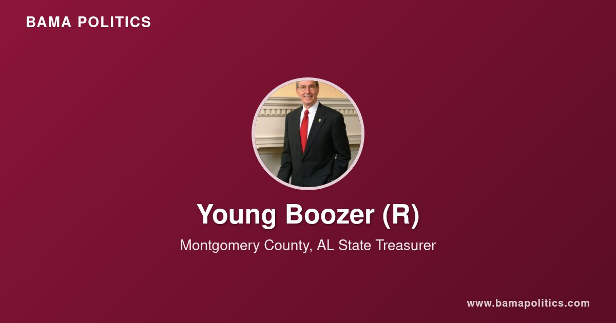 Young Boozer, State Treasurer of Alabama | Bama Politics