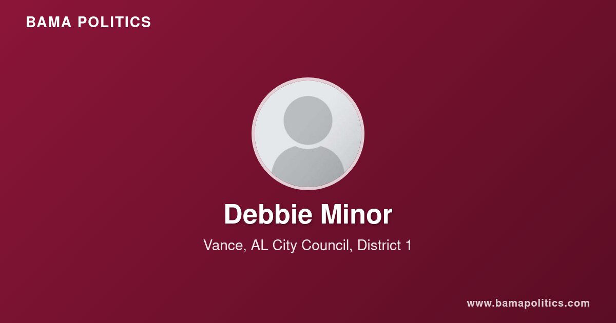 Debbie Minor, Council Member of Vance, AL for District 1 | Bama Politics