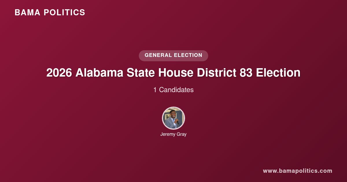 2026 Alabama State House District 83 Election Results | Bama Politics