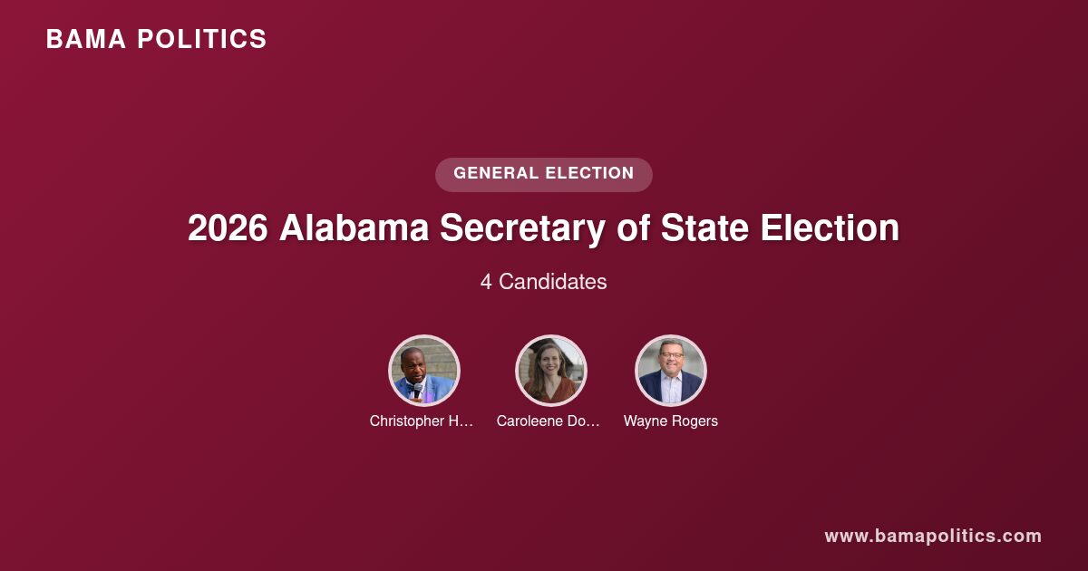 2026 Alabama Secretary of State Election Results | Bama Politics