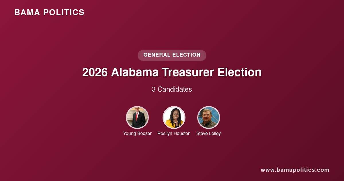2026 Alabama Treasurer Election Results | Bama Politics